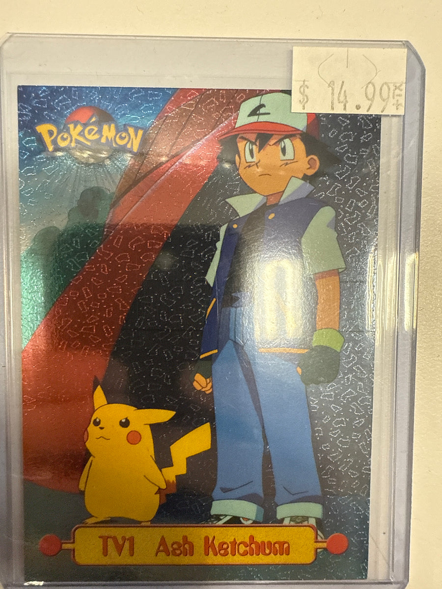 Topps Trading Cards Pokemon TV1 1999 Ash Ketchum – True Believers Gaming and Collectibles