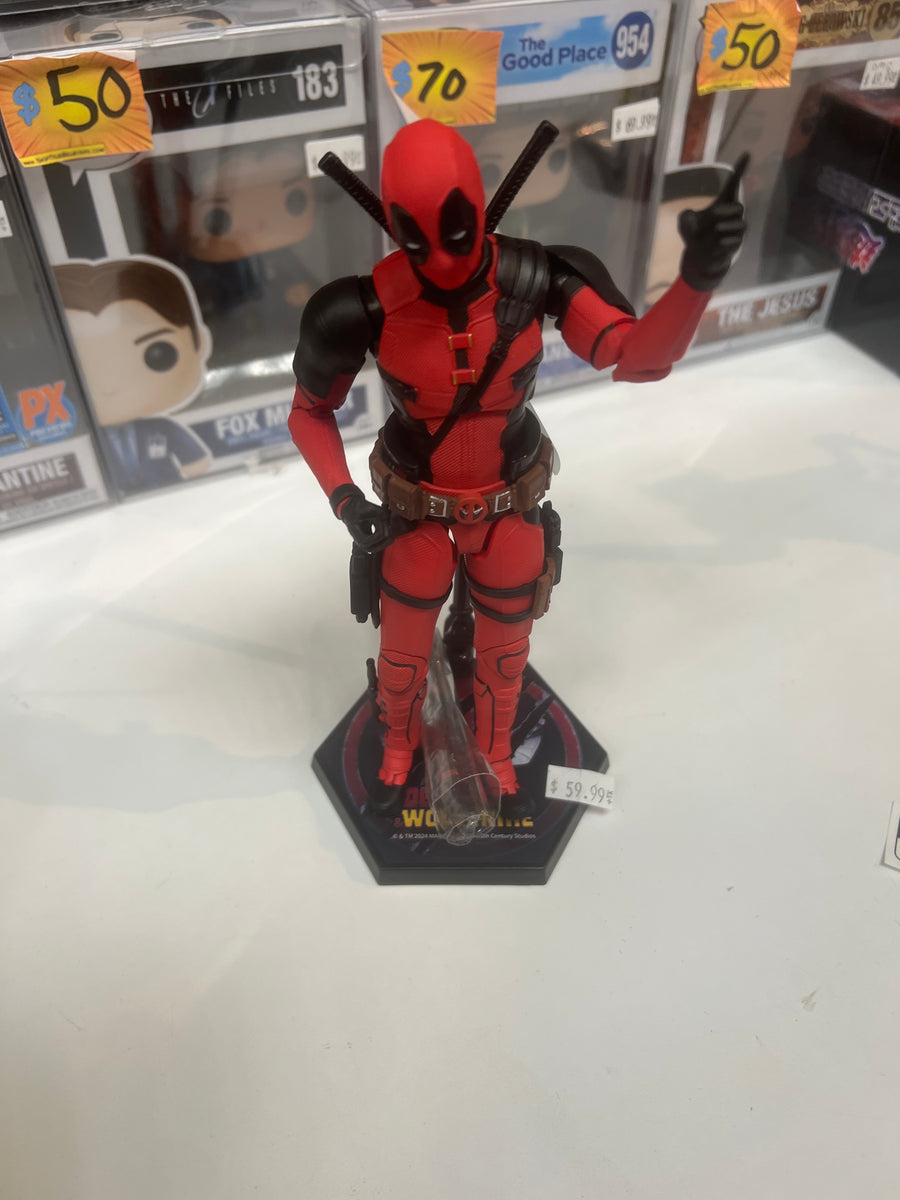 Marvel Deadpool and Wolverine deadpool figurine with changing hands ...