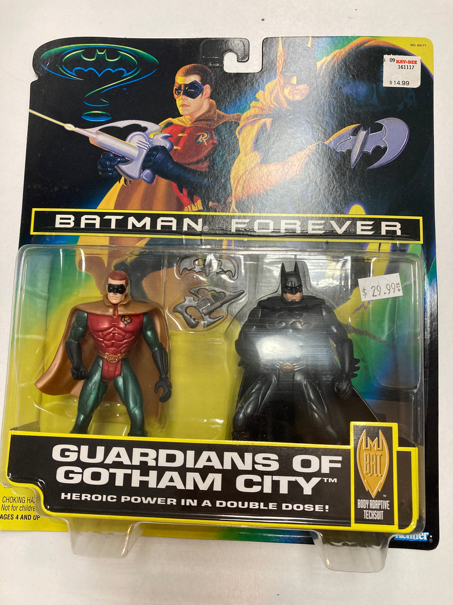 Kenner Batman Forever Guardian of Gotham City Robin and Batman Figures ...