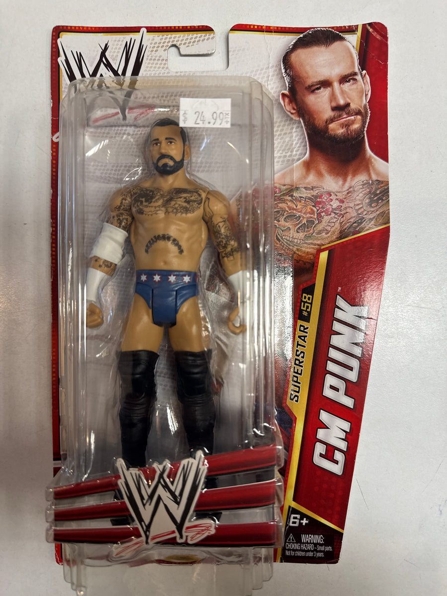 Mattel WWE Superstar CM Punk – True Believers Gaming and Collectibles