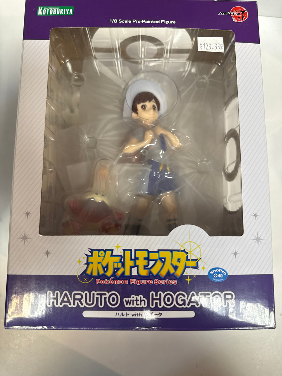 Kotobukiya ARTFX Japan Pokemon Figure Series Haruto With Hogator – True ...