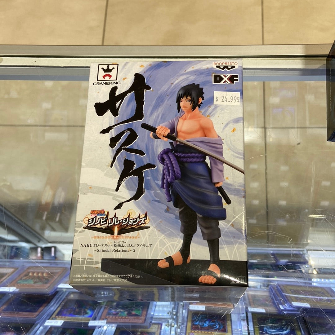 Banpresto Naruto Shinobi Relations Sasuke DXF – True Believers Gaming ...