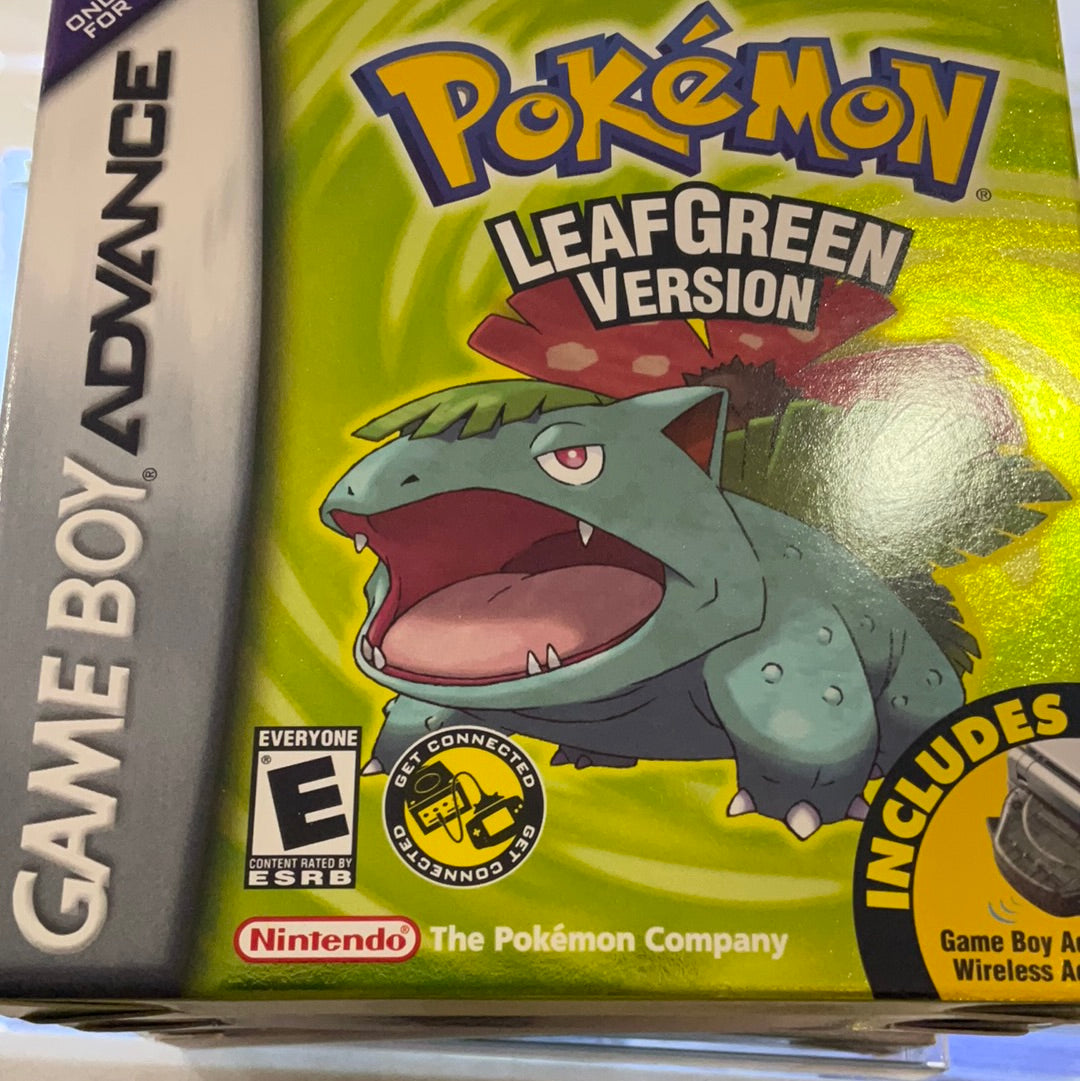 Nintendo Gameboy Advance Pokémon Leaf Green Version – True Believers ...