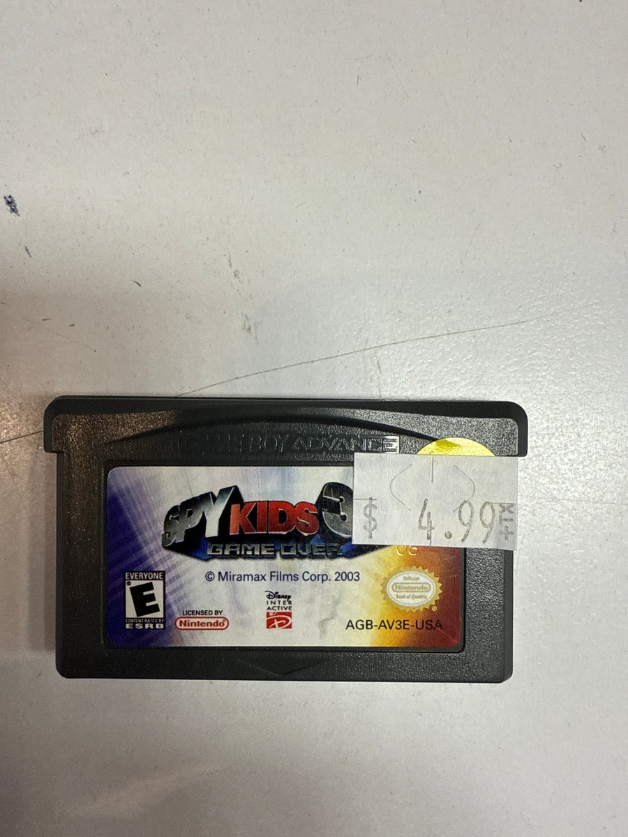 Nintendo Gameboy Advancd Spy Kids 3 Game Over – True Believers Gaming ...