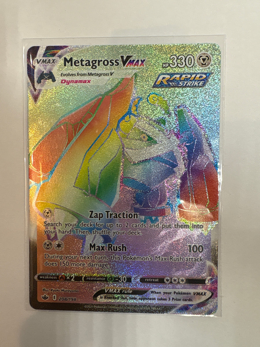 Pokémon TCG Chilling Reign Metagross VMAX 208/198 NM – True Believers ...