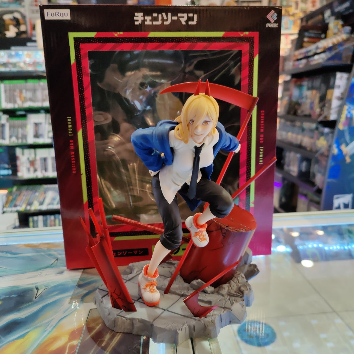 Furyu Chainsaw Man F:Nex Power 1/7 Scale Figure – True Believers Gaming ...
