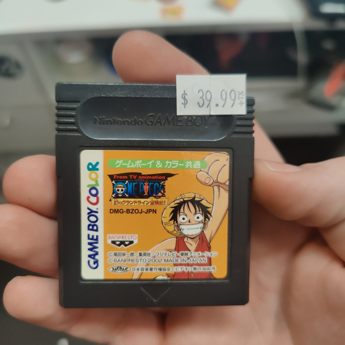 LOOSE Japanese Game Boy Color One Piece: Maboroshi no Grand Line – True ...