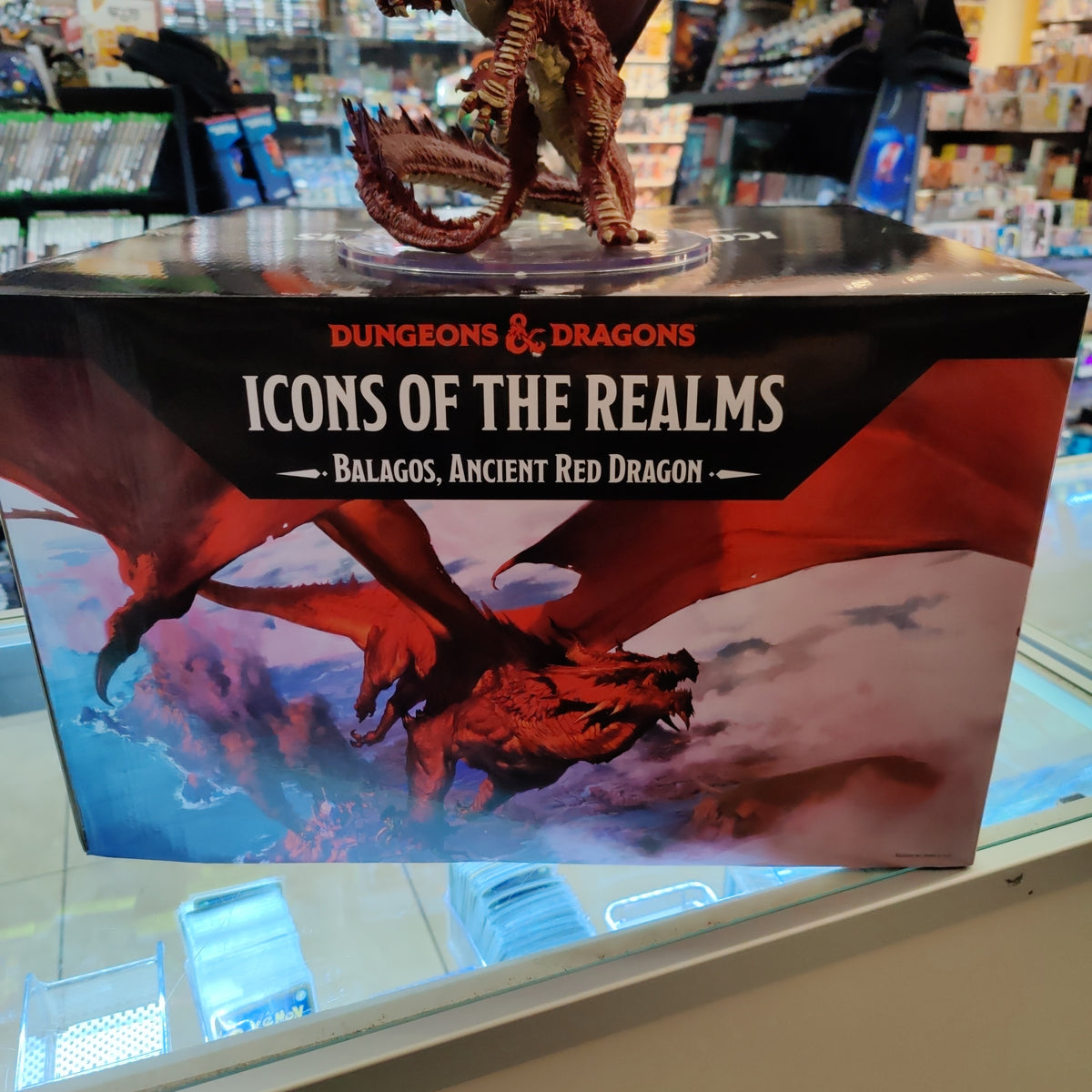 Wizkids Dungeons and Dragons Icons of the Realm Balagos, Ancient Red D ...