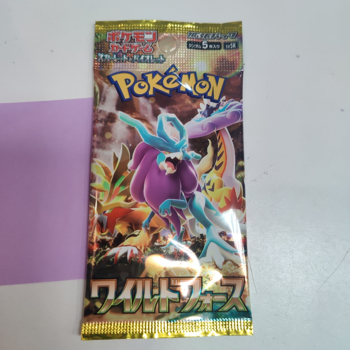 Japanese Pokemon TCG Wild Force (Temporal Forces) Booster Pack – True ...