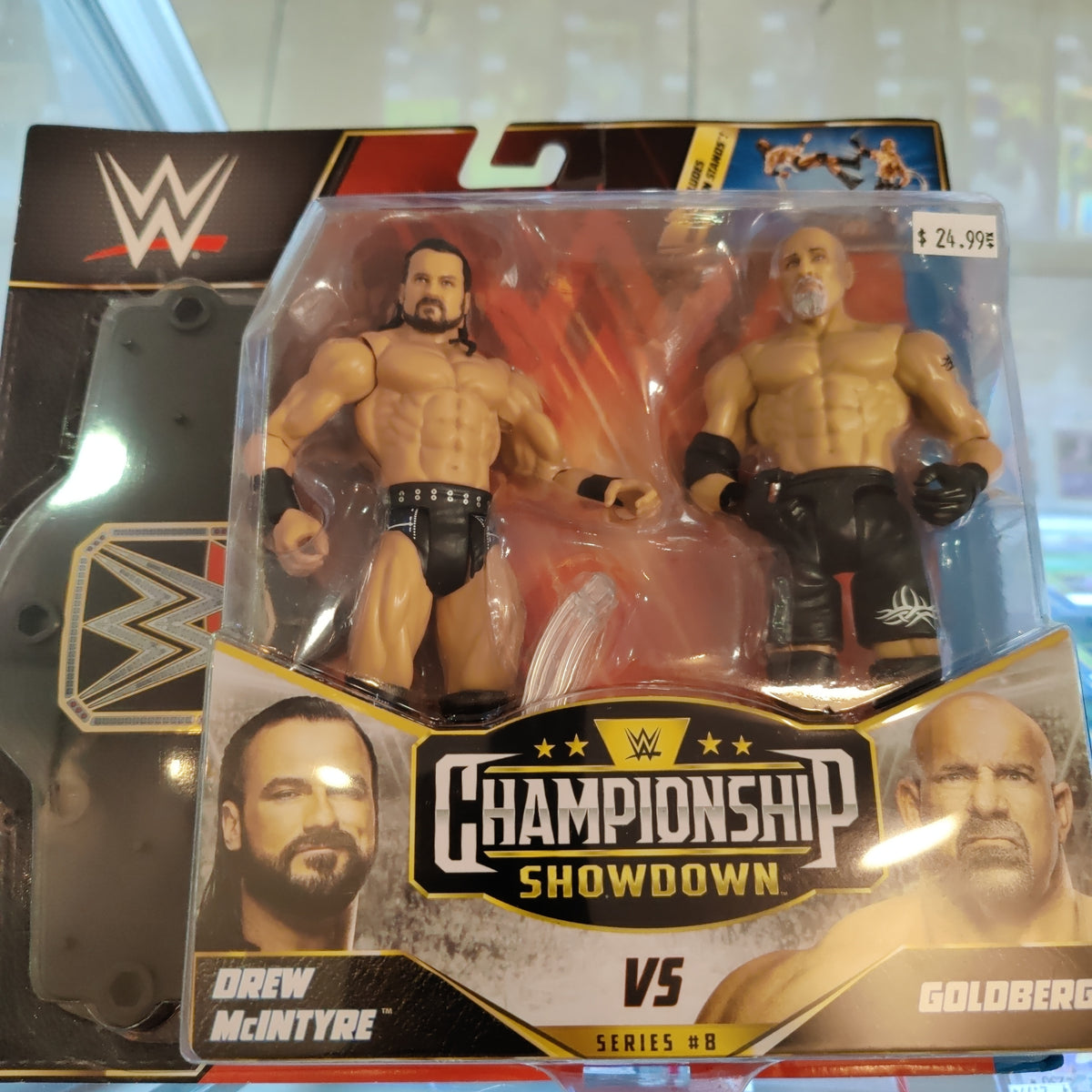 Mattel WWE Championship Showdown Series 8 Drew McIntyre vs Goldberg ...