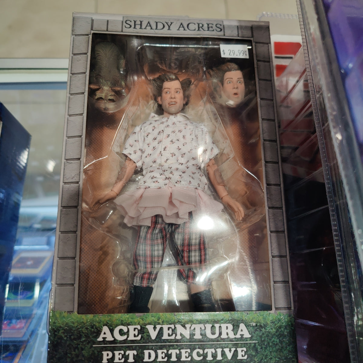 NECA Ace Ventura Pet Detective Shady Acres Ace 8" Clothed Action Figur ...