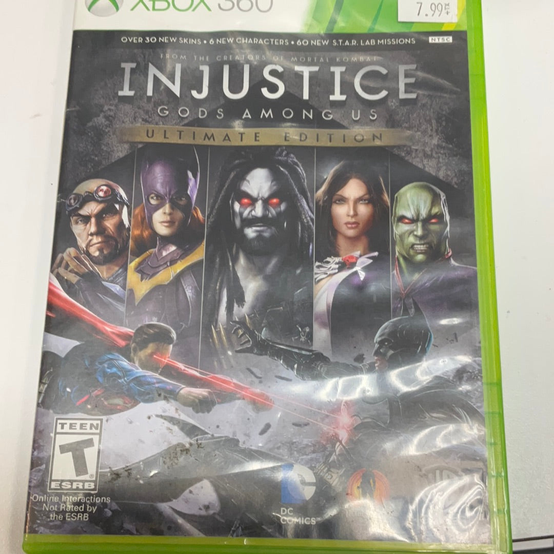 Microsoft Injustice Gods Among Us Ultimate Edition Xbox 360 Game – True ...