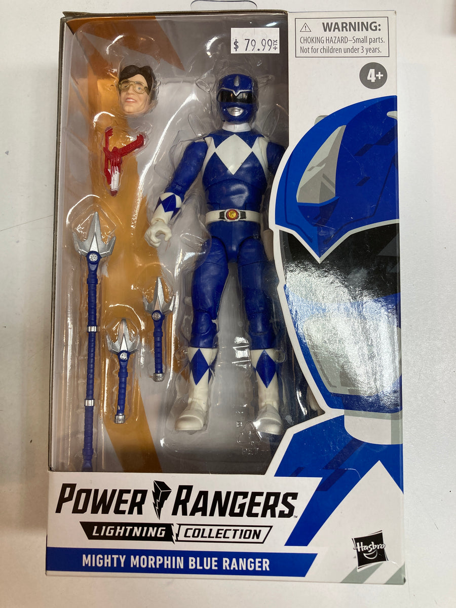 Hasbro Power Rangers Lightning Collection Mighty Morphin Blue Ranger A ...