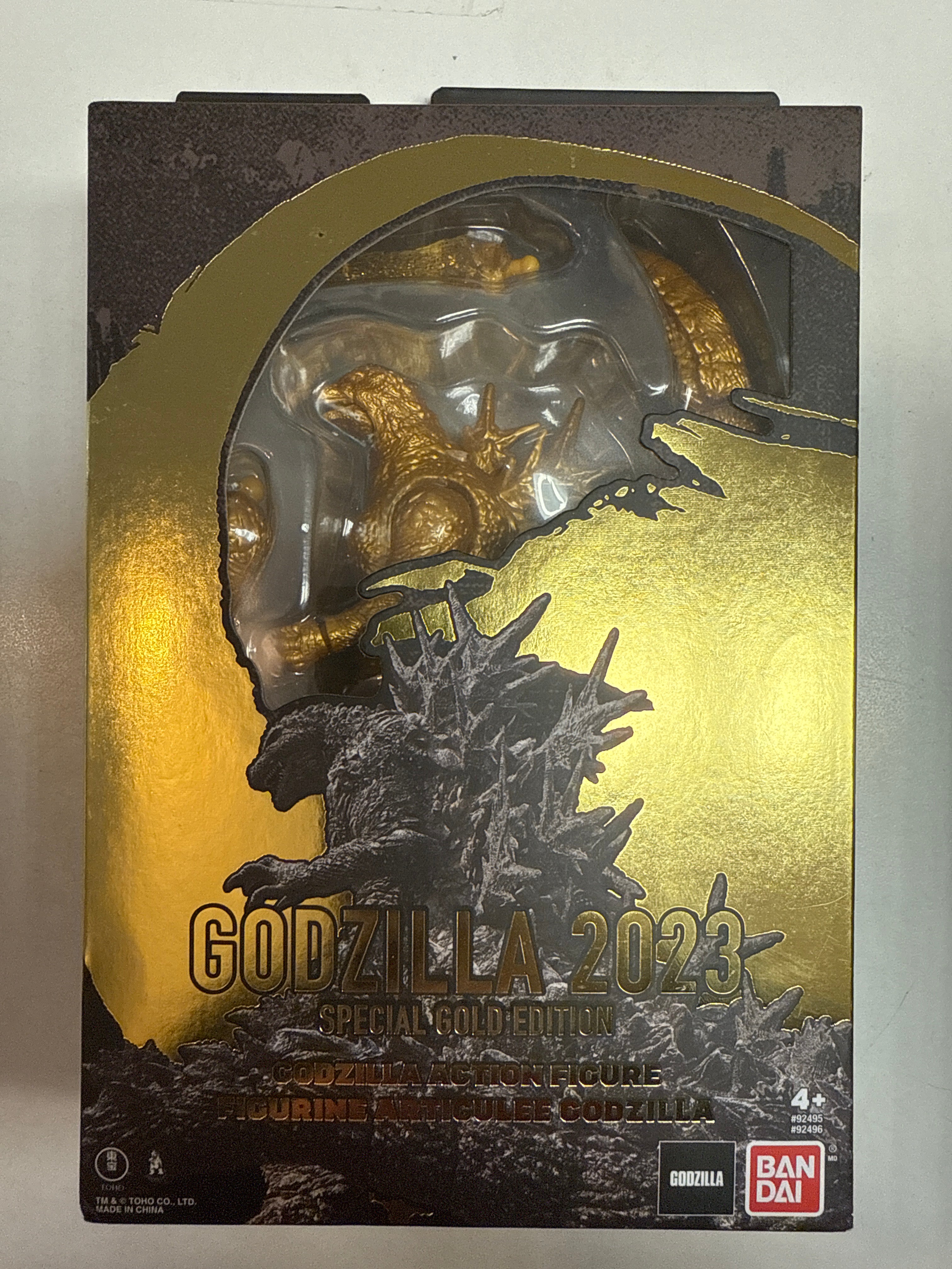 Bandai Namco Godzilla 2023 Special Gold Edition Godzilla Action Figure ...