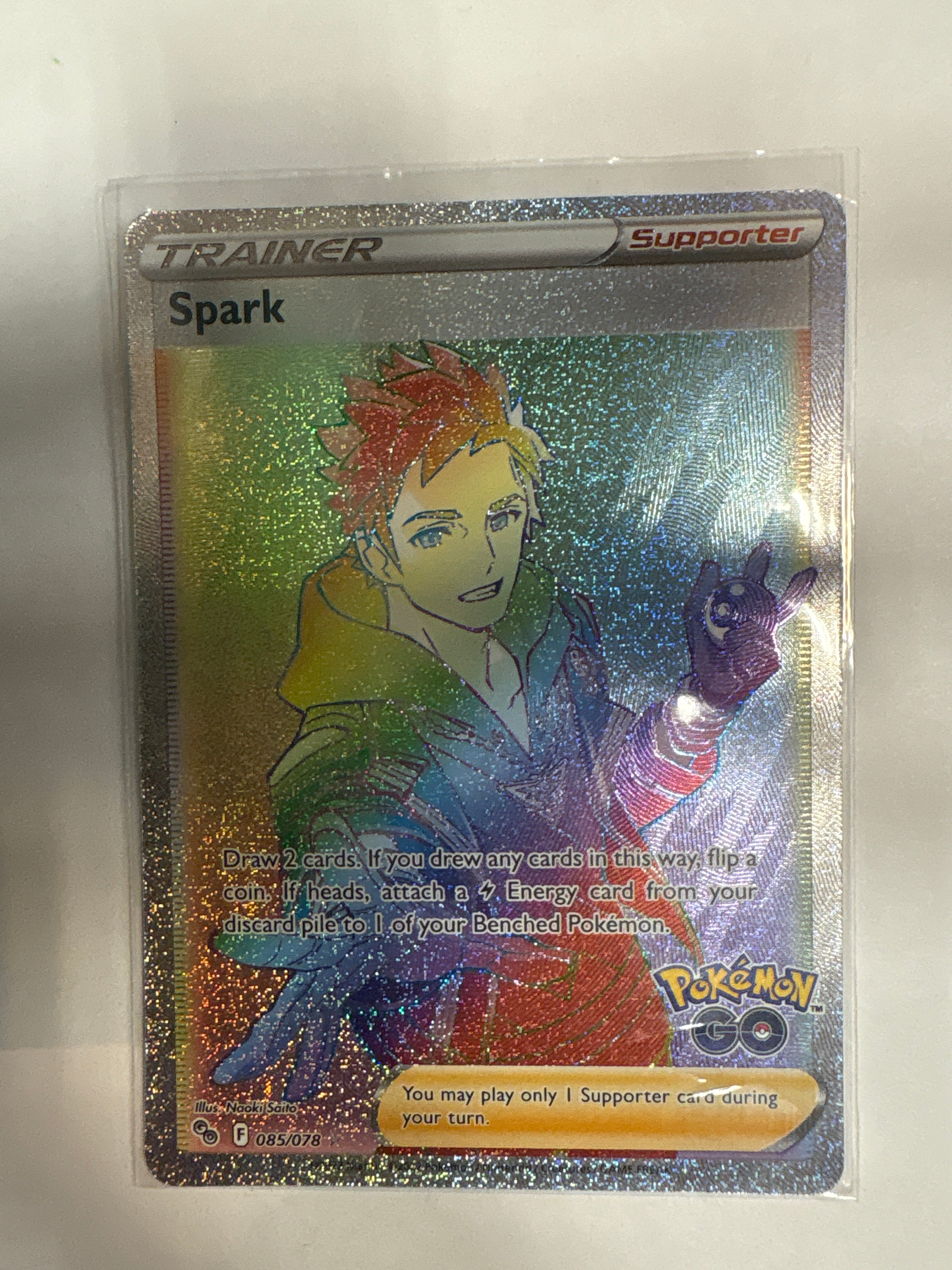 Pokémon TCG - Pokémon GO Trainer Spark – True Believers Gaming and ...