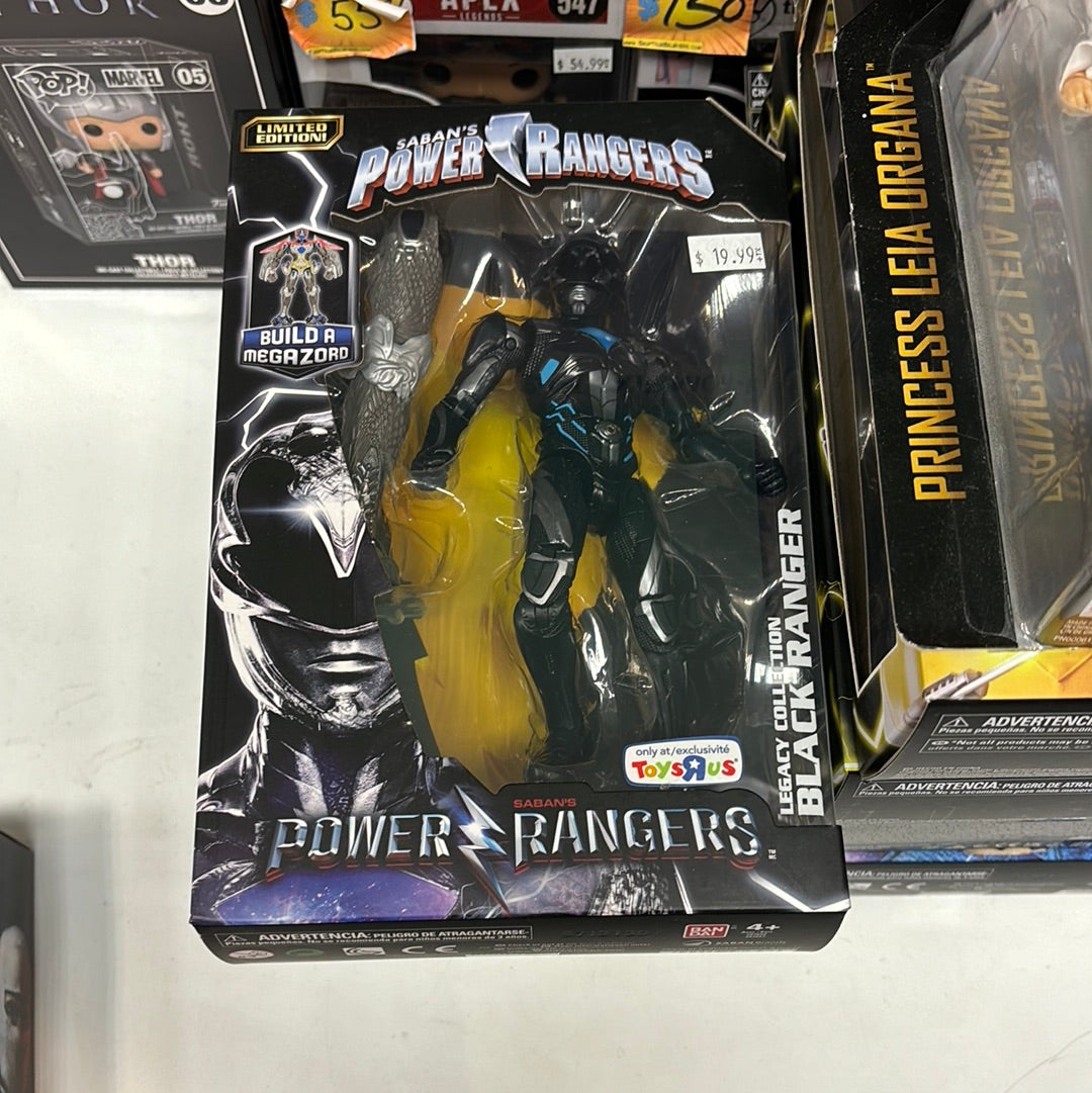 Bandai Saban’s Power Rangers Legacy Collection Black Ranger Toys R Us ...