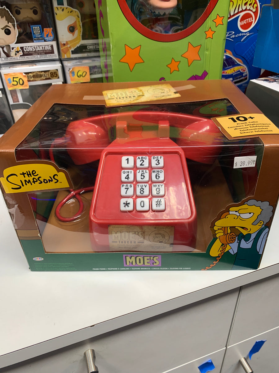 Jakks The Simpsons Moe’s Tavern Prank Phone – True Believers Gaming and ...