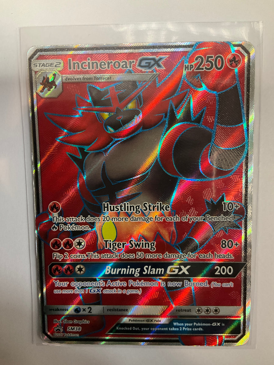 Pokémon TCG Incineroar GX SM38 Promo – True Believers Gaming and ...