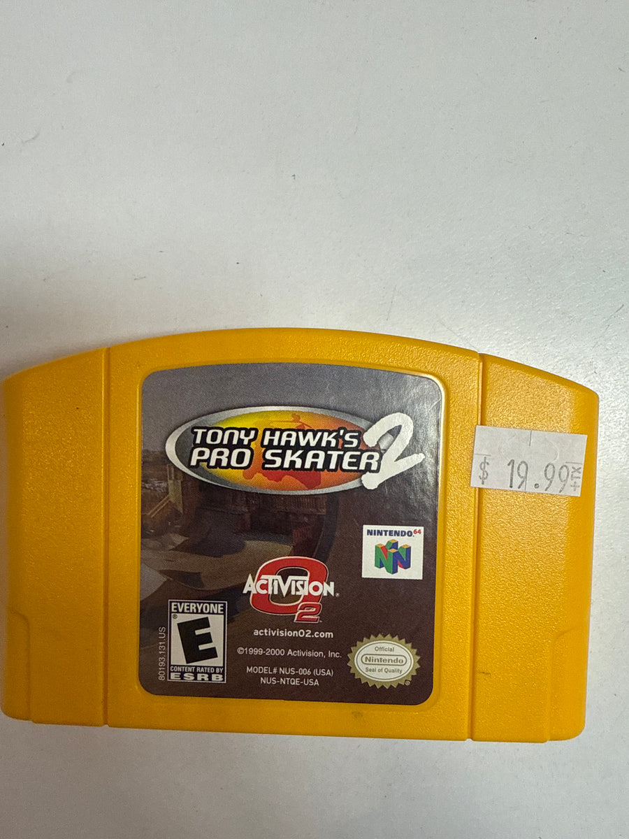 Nintendo 64 Tony Hawk Pro Skater 2 – True Believers Gaming and Collectibles