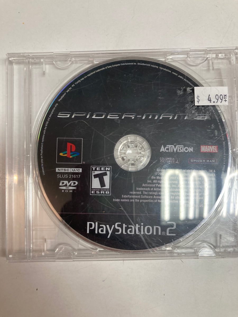 PlayStation 2 Spider-Man 3 Game – True Believers Gaming and Collectibles