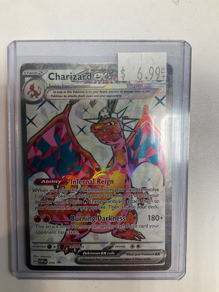 Pokemon TCG Charizard EX 056 Scarlet & Violet Promo Cards NM – True ...