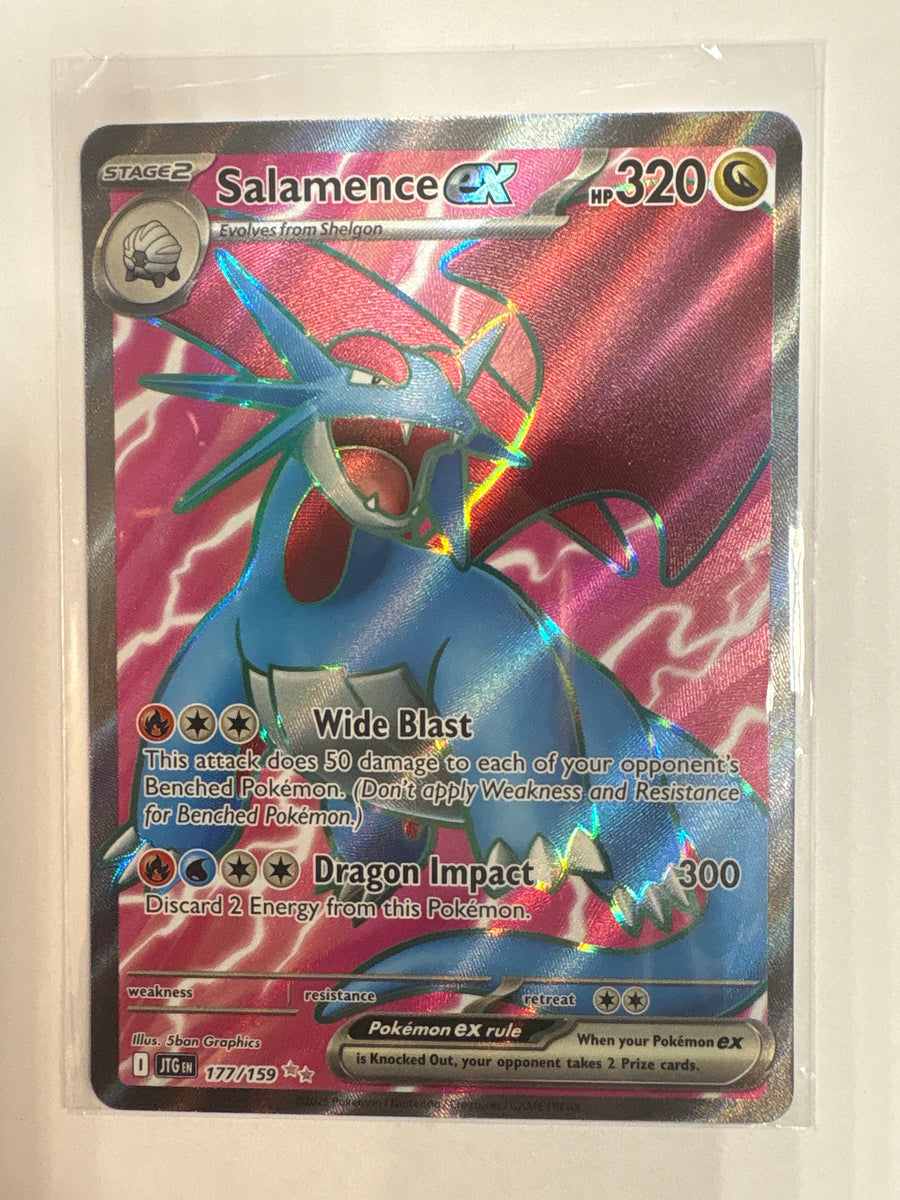 Pokémon TCG Journey Together Salamence EX 177/159 NM – True Believers ...