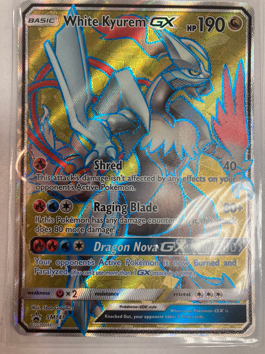 Pokémon TCG White Kyurem GX SM141 Promo NM – True Believers Gaming and ...