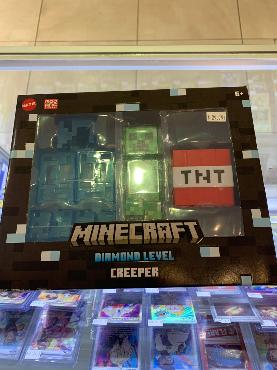 Mattel Minecraft Diamond Level Creeper – True Believers Gaming and ...