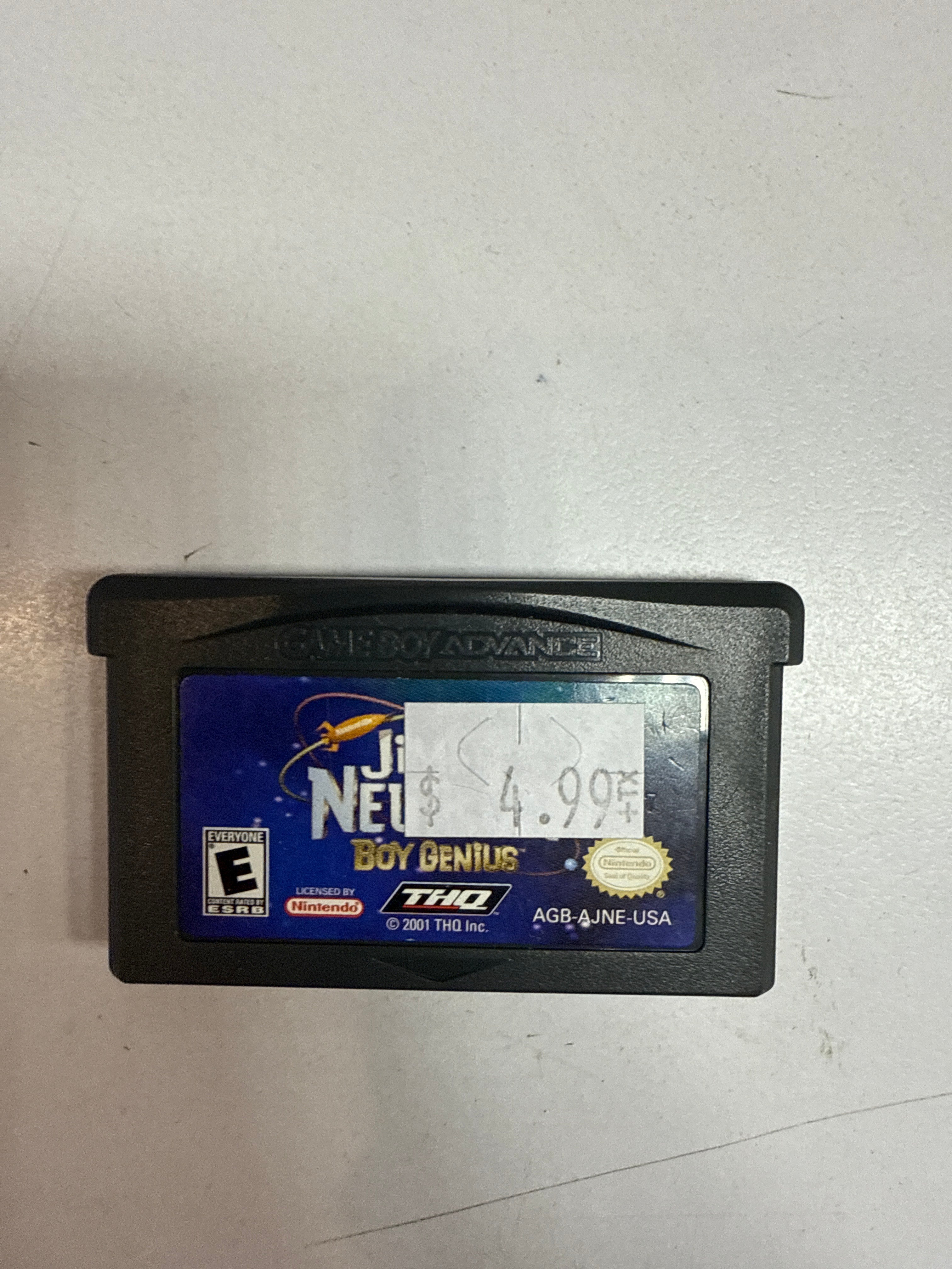 Nintendo Gameboy Advance Jimmy Neutron Boy Genius – True Believers Gaming and Collectibles
