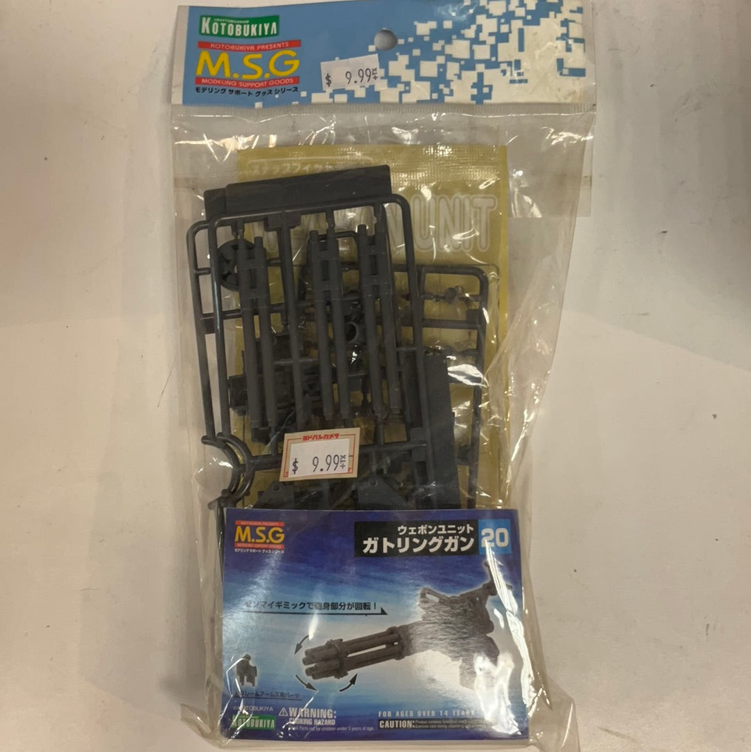 Craftmanship Kotobukiya Minigun Model Kit – True Believers Gaming and ...