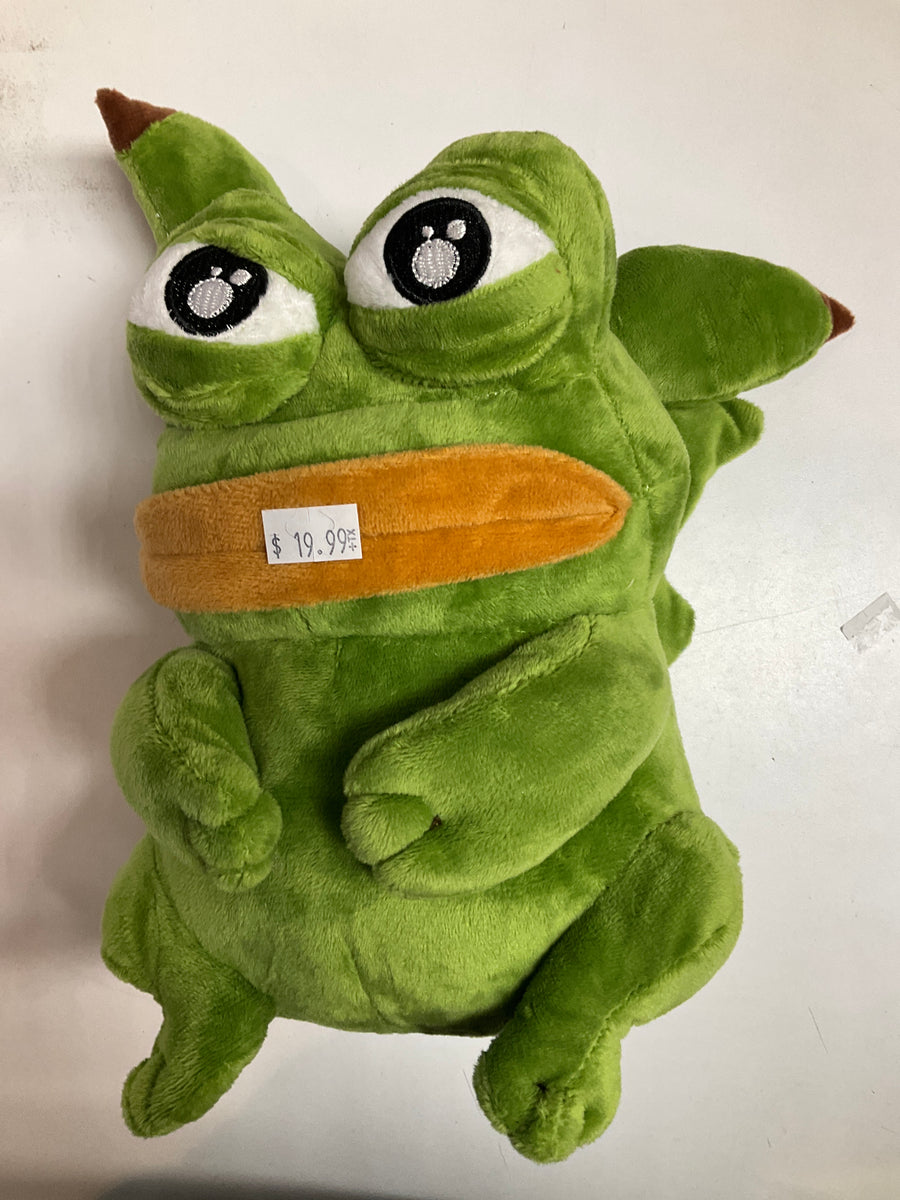 Pepe The Frog Pikachu Plush – True Believers Gaming and Collectibles
