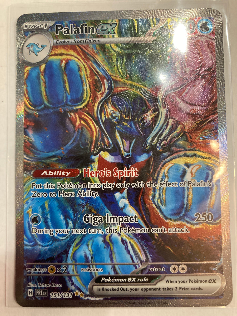 Pokémon TCG Palafin Ex 151/131 Prismatic Evolution Alt Art NM – True ...