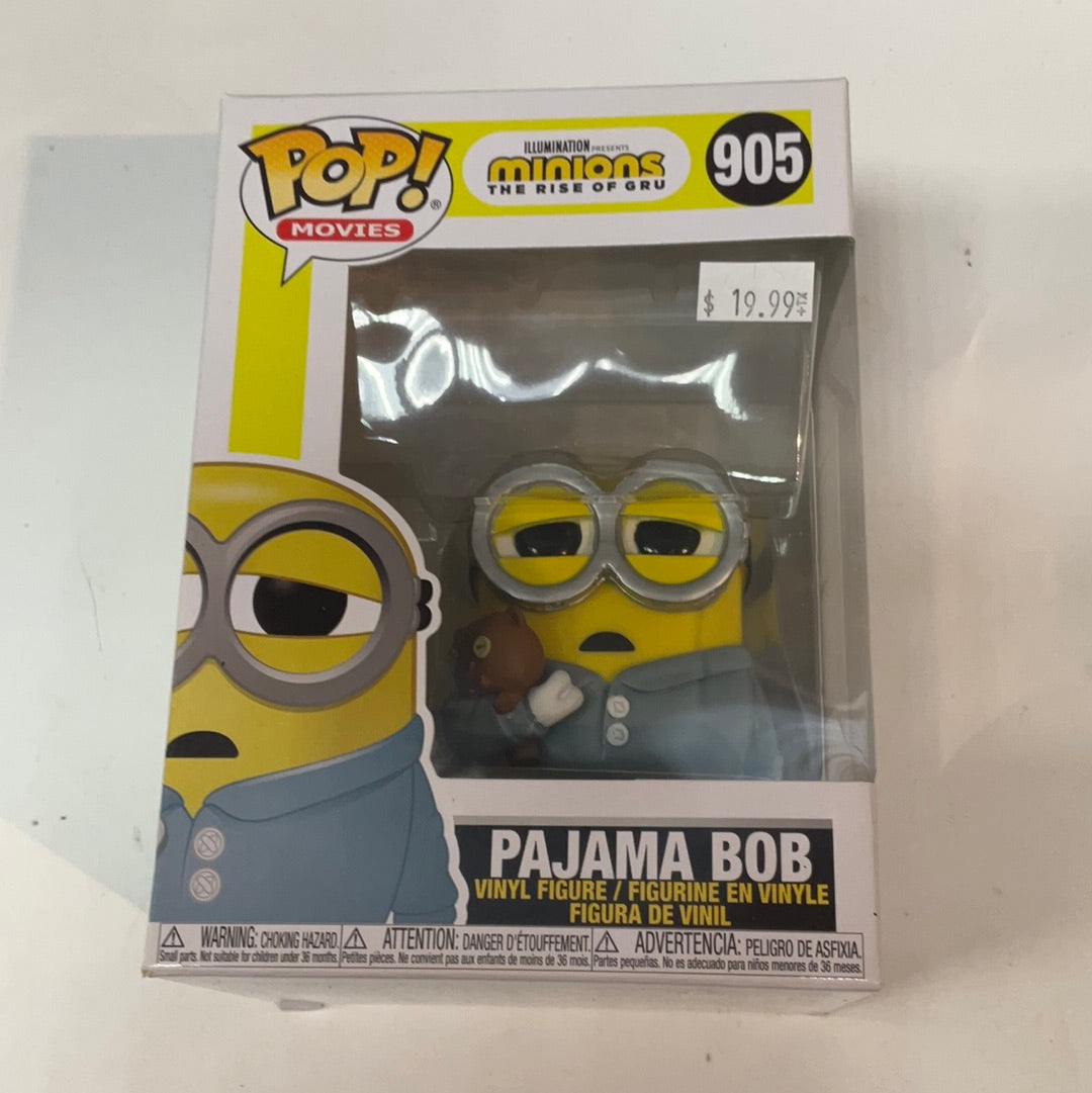 Funko Pop Movies Minions the Rise of Gru Pajama Bob #905 – True ...