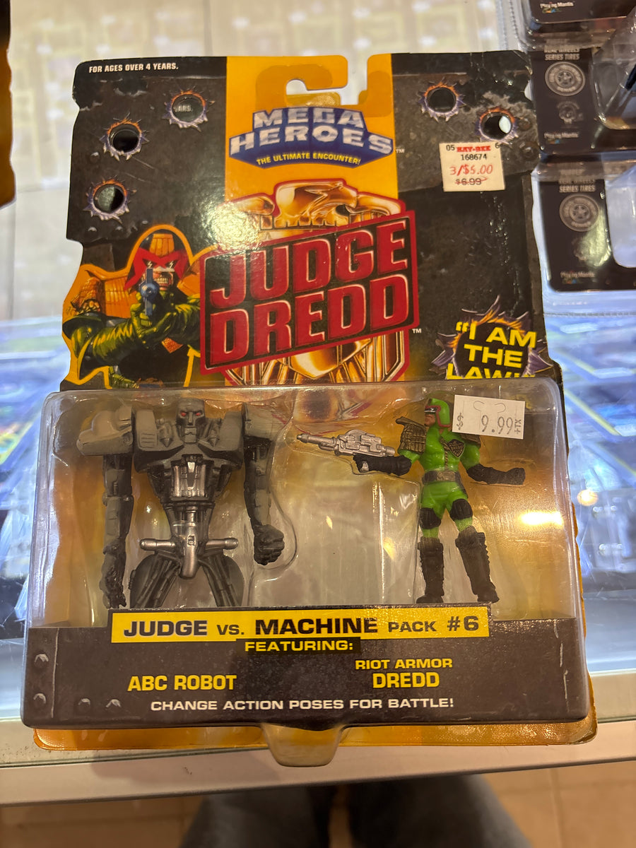 Mattel Mega Heroes Judge Dredd Judge vs Machine pack #6 – True ...