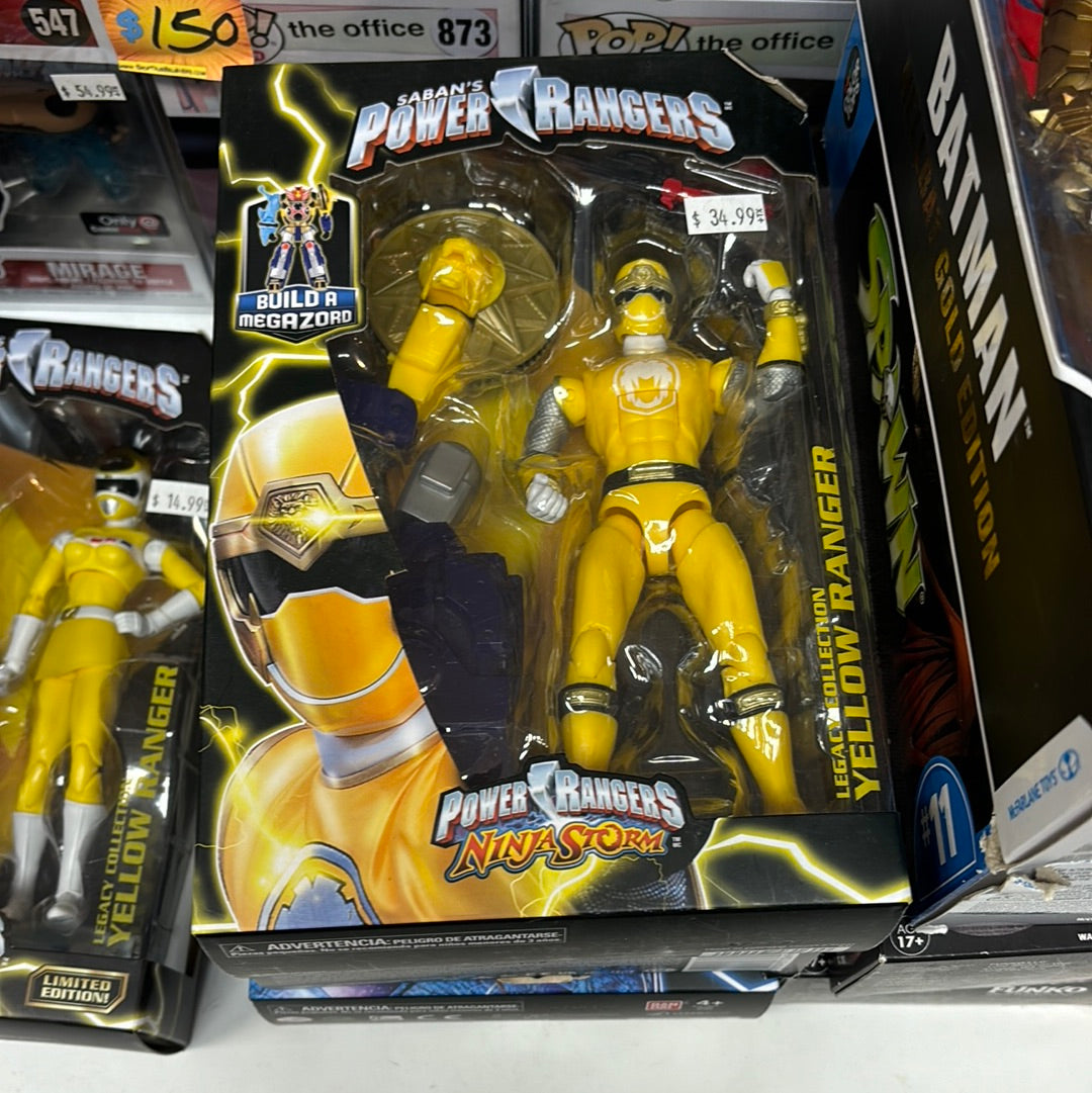 Bandai Saban’s Power Rangers Ninja Storm Legacy Collection Yellow Rang ...