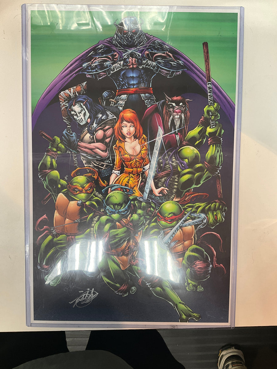 Teenage Mutant Ninja Turtles poster SIGNED – True Believers Gaming and ...