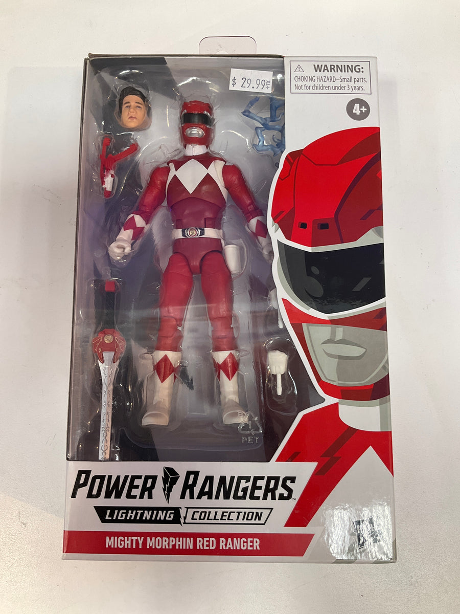 Hasbro Mighty Morphin Power Rangers Lightning Collection Red Ranger Ac ...