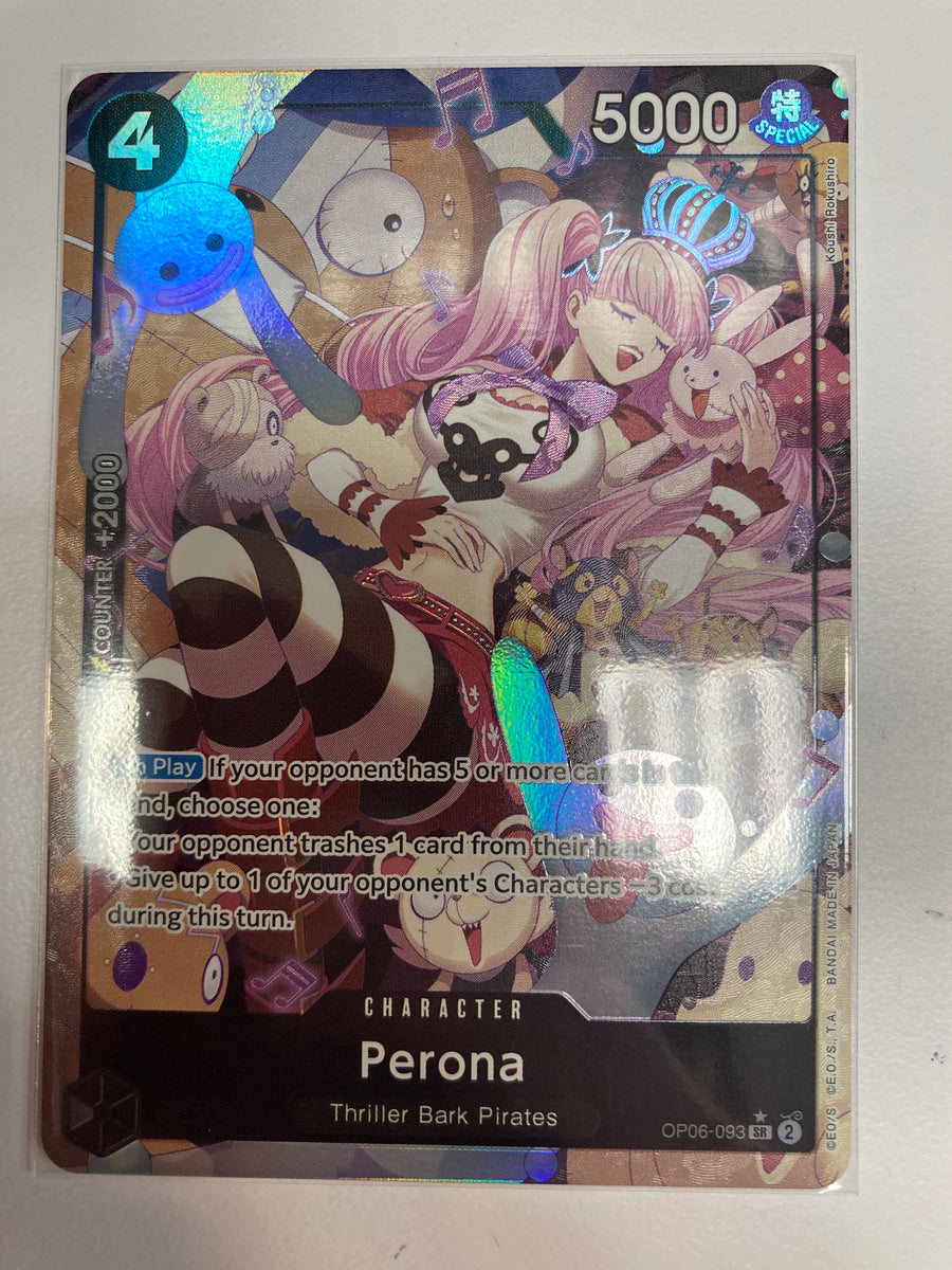 One Piece TCG Perona OP06-093 Super Rare Alt Art NM – True Believers ...