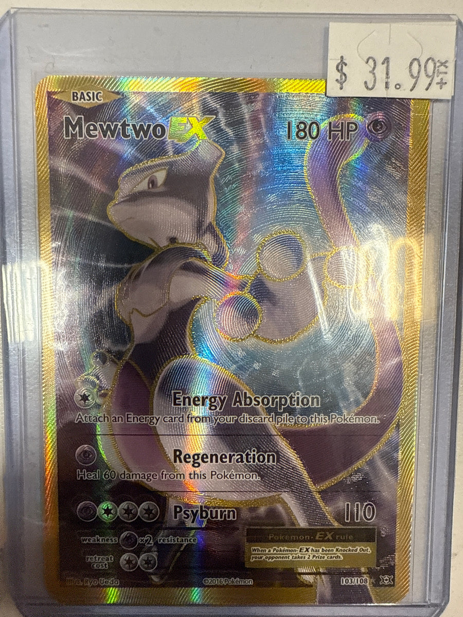 Pokemon TCG Mewtwo Ex Full Art XY Evolutions 103-108 Ultra Rare NM ...