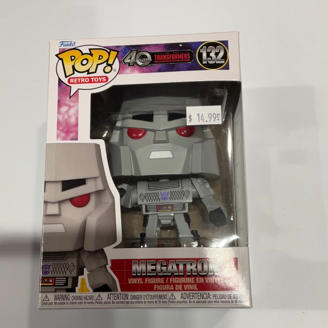 Funko Pop 40 Years Transformers Megatron 132 – True Believers Gaming ...