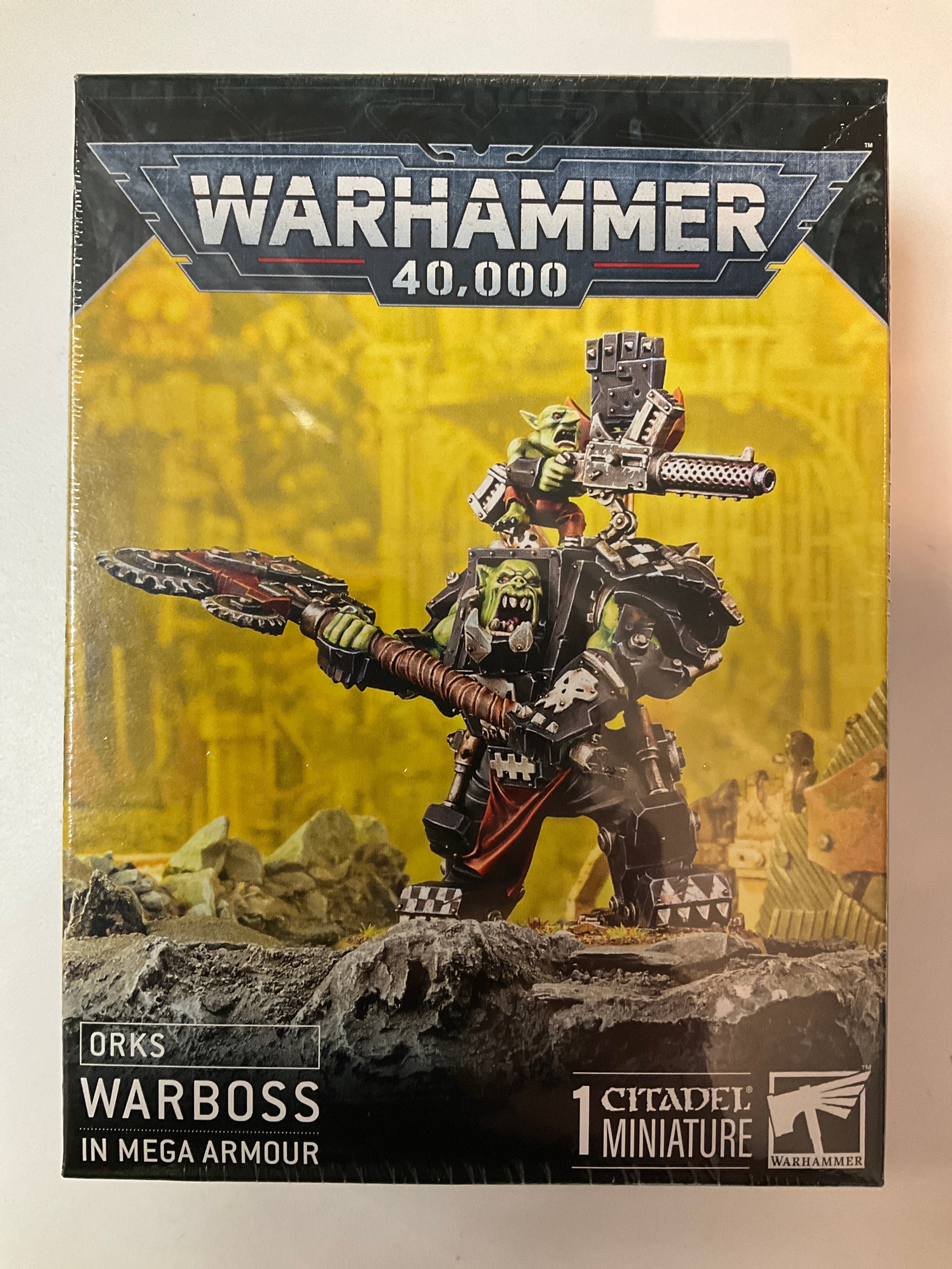 Warhammer 40k Ork Warboss in Mega Armour – True Believers Gaming and ...
