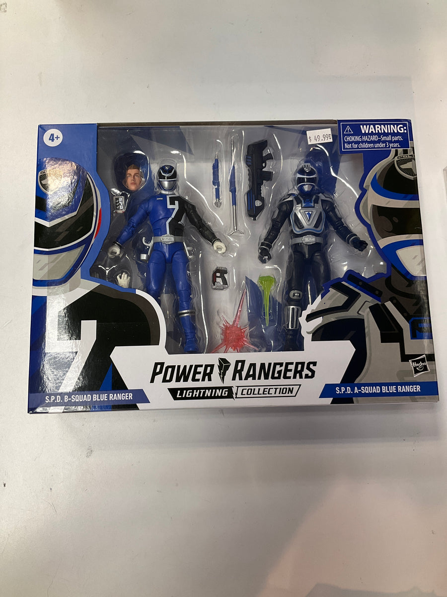 Hasbro Power Rangers SPD B Squad Blue Ranger and A Squad Blue Ranger L ...