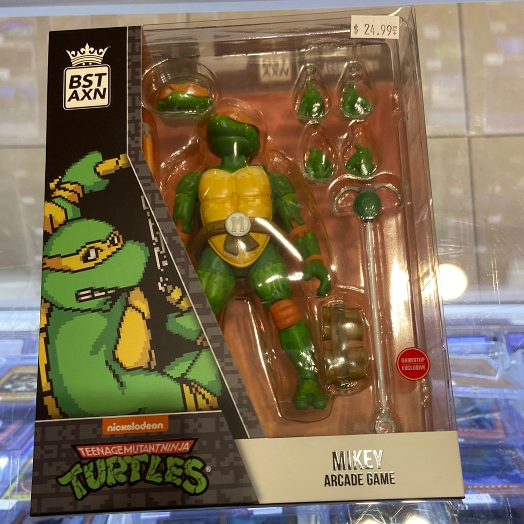 BST AXN Nickelodeon TMNT Arcade Game Mikey – True Believers Gaming and ...