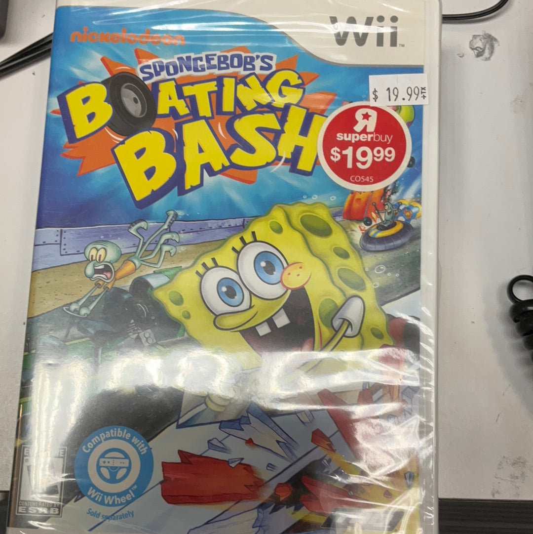 Nintendo Wii SpongeBob Boating Bash – True Believers Gaming and ...
