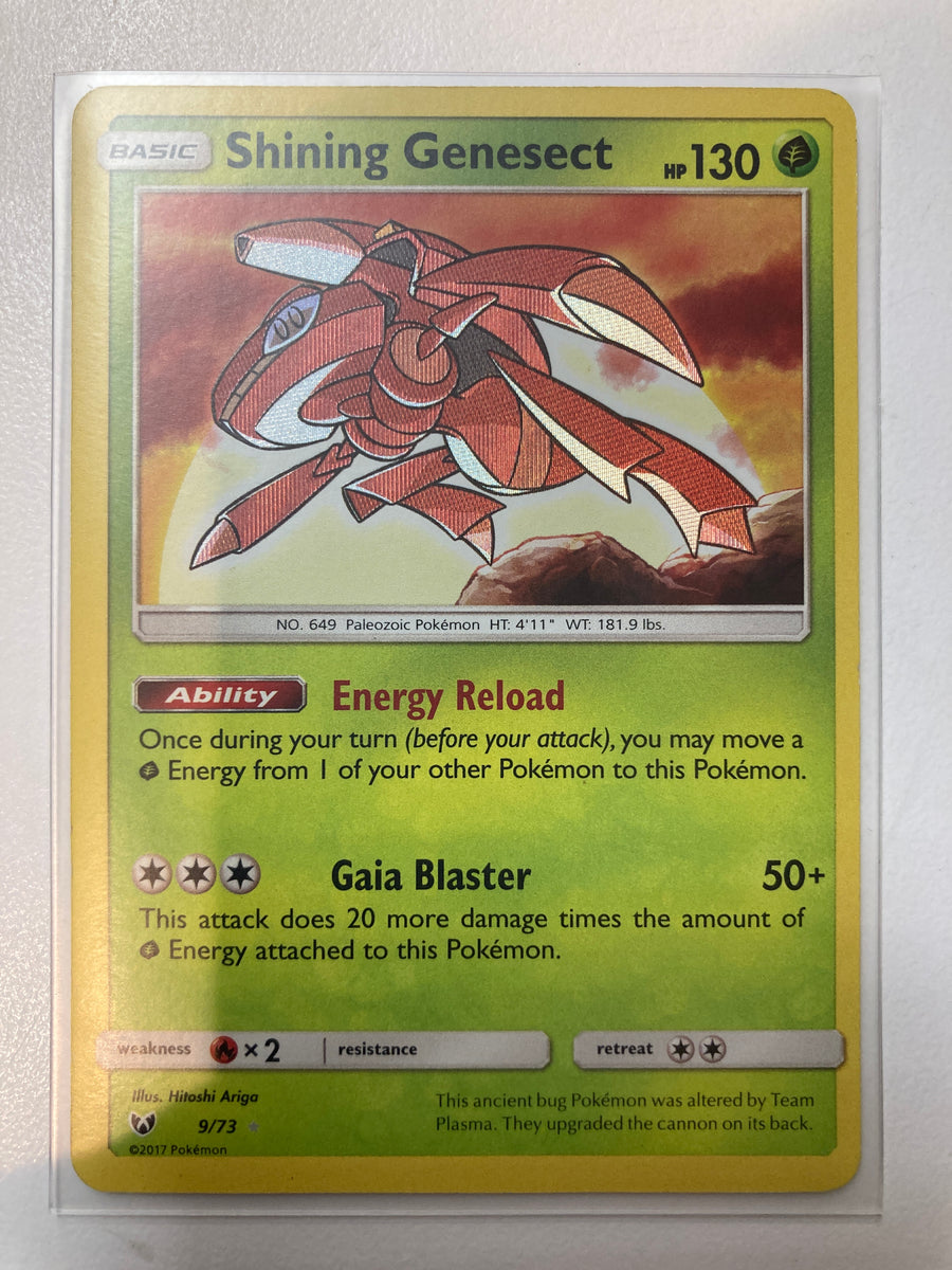 Pokémon TCG Shining Genesect 9/73 Shining Legends NM – True Believers ...
