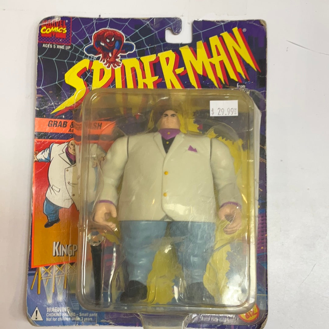 ToyBiz Marvel Comics Spider Man Kingpin Grab and Smash Action Figure ...