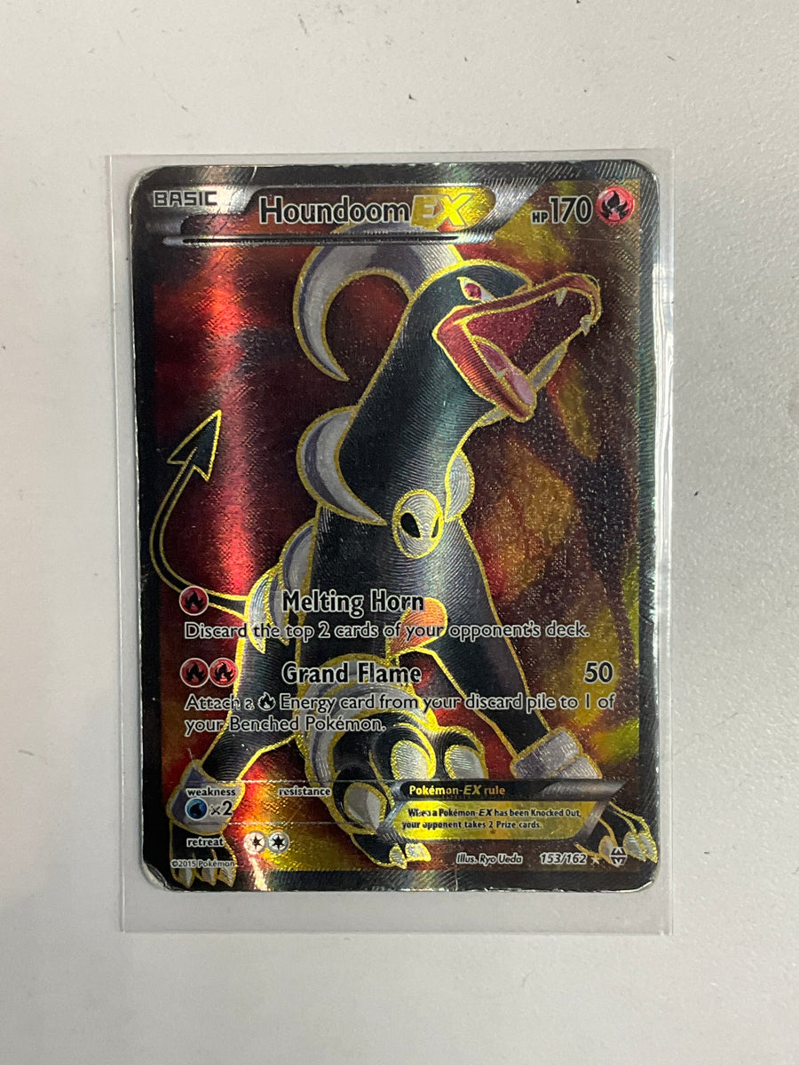 DMG Pokemon TCG Houndoom EX 153/162 Breakthrough Full Art – True ...