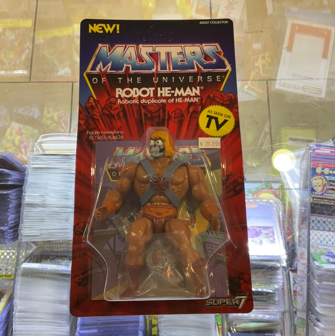 Super7 Masters of the Universe Robot He-Man – True Believers Gaming and ...