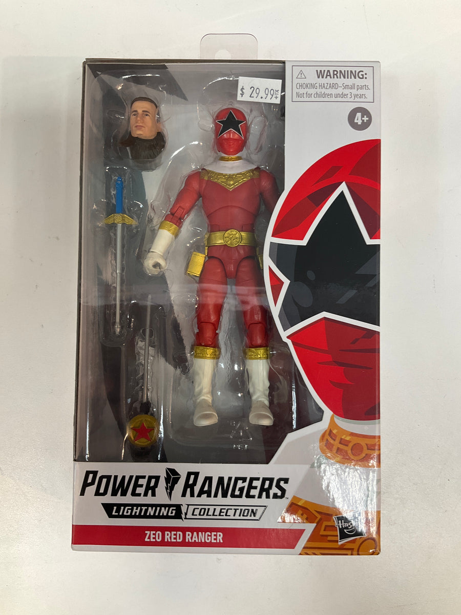 Hasbro Power Rangers Lightning Collection Zeo Red Ranger Action Figure ...