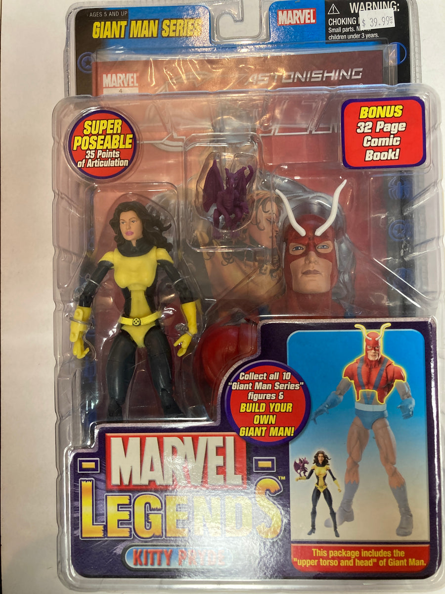 Marvel Legends Kitty Pryde Action Figure Giant Man Series w/ Comic ...